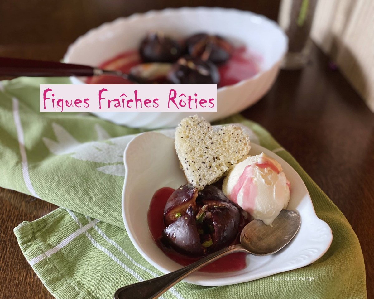 Figues fraîches rôties au four – Quoi Qu'on Mange
