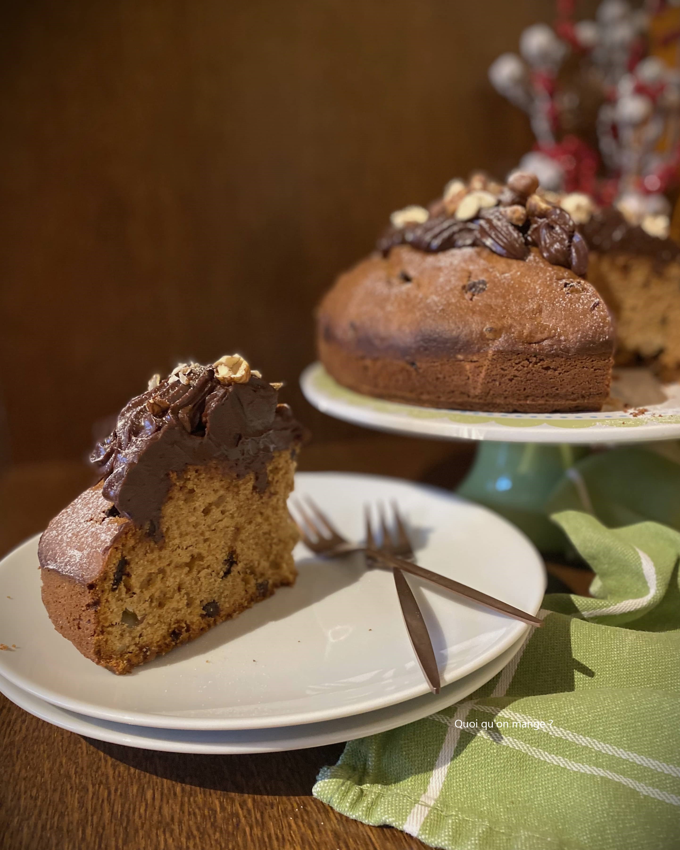 Gâteau facile au café, chocolat et noisettes – Quoi Qu'on Mange