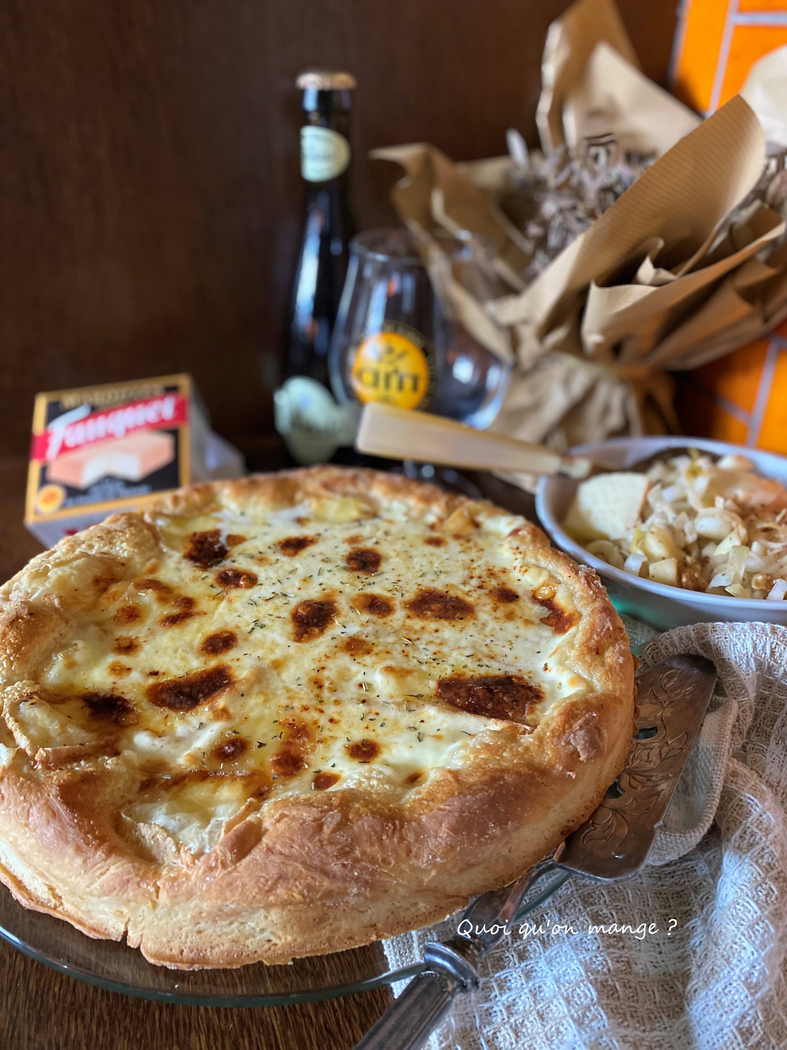 Flamiche au Maroilles – tarte ch’ti une spécialité du Nord – Quoi Qu'on ...